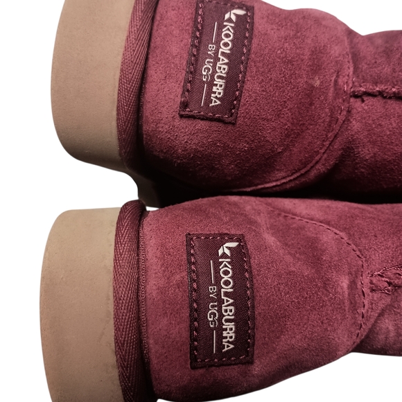 UGG | Shoes | Ugg Burgundy Suede Boots | Poshmark